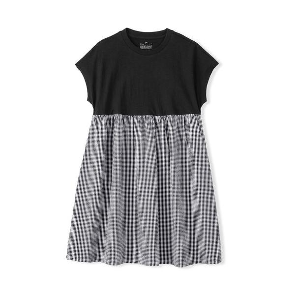ZOZO問い合わせ番号:105549173ショップ:無印良品，ムジルシリョウヒンブランド:無印良品，ムジルシリョウヒン商品名:キッズ　涼感サッカーフレンチスリーブワンピースカテゴリ:ワンピース/ドレス>ワンピースブランド品番:4548...