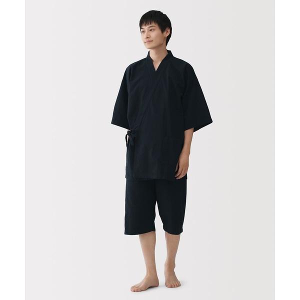 ZOZO問い合わせ番号:105549189ショップ:無印良品，ムジルシリョウヒンブランド:無印良品，ムジルシリョウヒン商品名:紳士　しじら織り　甚平カテゴリ:ルームウェア>ルームウェア/パジャマブランド品番:4548076449270...