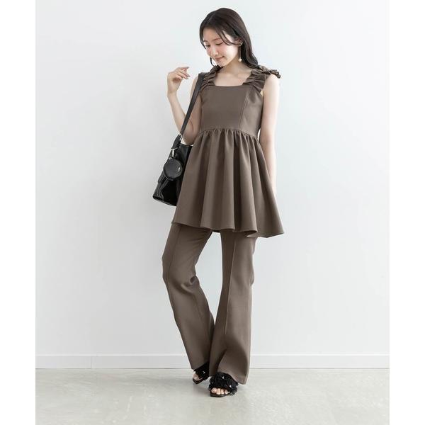 ZOZO問い合わせ番号:105549227ショップ:RANDA，ランダブランド:RANDA，ランダ商品名:ペプラムトップスセットフレアパンツカテゴリ:ワンピース/ドレス>パンツドレスブランド品番:BD37265素材:（表地）ポリエステ...