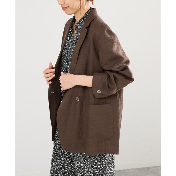 ZOZO問い合わせ番号:105549421ショップ:IENA，イエナブランド:IENA，イエナ商品名:《追加》ウォッシャブル ソフトリネン リラックスジャケットカテゴリ:ジャケット/アウター>テーラードジャケットブランド品番:2601...