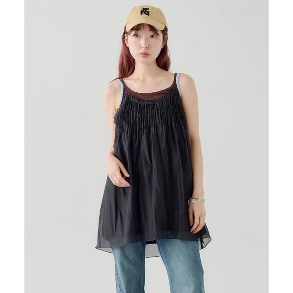 『タイムセール実施中』ZOZO問い合わせ番号:105549798ショップ:Kastane，カスタネブランド:Kastane，カスタネ商品名:【前後2WAY】プリーツワッシャーミニワンピースカテゴリ:ワンピース/ドレス>チュニックブラン...