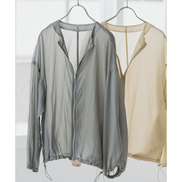 ZOZO問い合わせ番号:105550541ショップ:Spick &amp; Span，スピック アンド スパンブランド:Spick &amp; Span，スピックアンドスパン商品名:《WEB限定 / 追加》シアーフロントZIPブルゾンカテゴ...