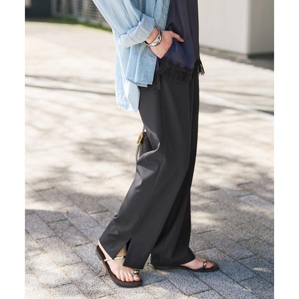 ZOZO問い合わせ番号:105550888ショップ:Spick &amp; Span，スピック アンド スパンブランド:Spick &amp; Span，スピックアンドスパン商品名:ストレッチサイドスリットパンツカテゴリ:パンツ>スラ...
