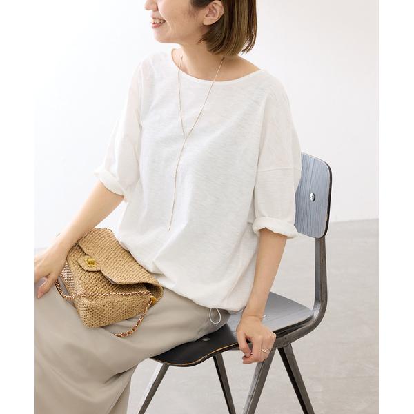 ZOZO問い合わせ番号:105550935ショップ:Spick &amp; Span，スピック アンド スパンブランド:FRAMeWORK，フレームワーク商品名:≪WEB限定 / 追加≫マーブルテンジクドロストTカテゴリ:トップス>T...