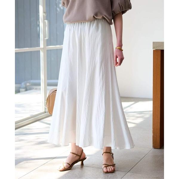 ZOZO問い合わせ番号:105561461ショップ:IENA，イエナブランド:SLOBE IENA，スローブイエナ商品名:《WEB限定/追加》ナイロンワッシャー切り替えギャザースカートカテゴリ:スカート>スカートブランド品番:2606...