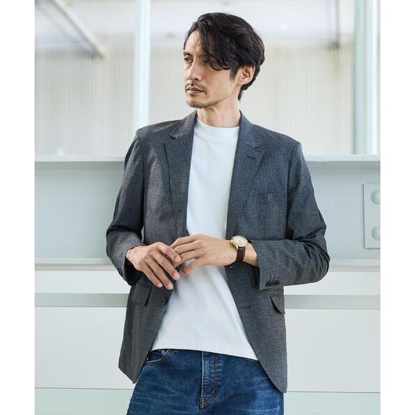 『タイムセール実施中』ZOZO問い合わせ番号:105586410ショップ:TAKEO KIKUCHI，タケオキクチブランド:TAKEO KIKUCHI，タケオキクチ商品名:【通気性】ジャージ千鳥柄 ジャケットカテゴリ:ジャケット/アウター&...