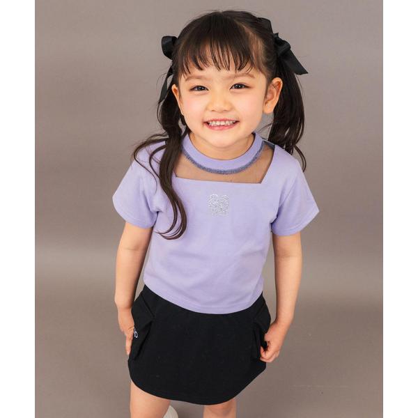 ZOZO問い合わせ番号:105586431ショップ:ANAP，アナップブランド:ANAP kids，アナップキッズ商品名:シアー キリカエ トップス × カーゴスカート セットアップカテゴリ:トップス>アンサンブルブランド品番:428...