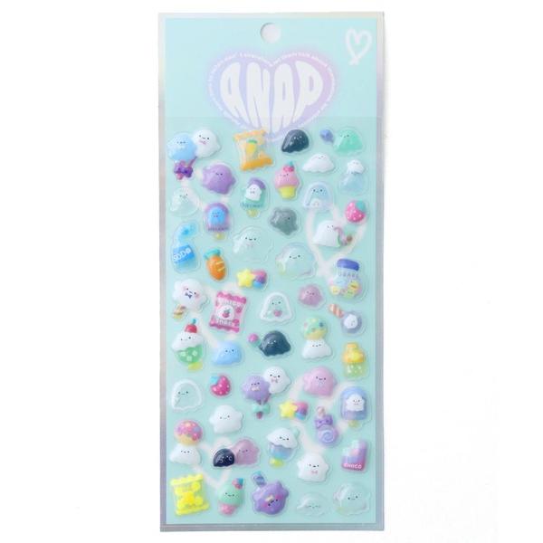 ZOZO問い合わせ番号:105586462ショップ:ANAP，アナップブランド:ANAP kids，アナップキッズ商品名:おばけ ぷっくりシールカテゴリ:雑貨/ホビー>ステッカー/テープブランド品番:429-3636素材:PVC原産国...