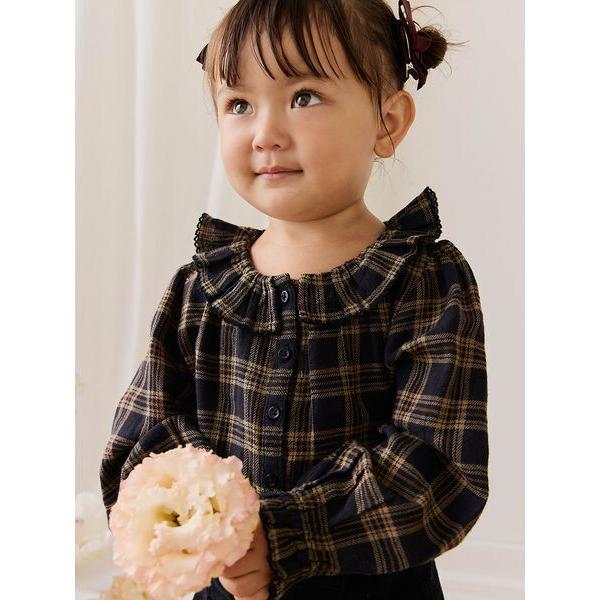 ZOZO問い合わせ番号:105586574ショップ:JAMIE KAY，ジェイミーケイブランド:JAMIE KAY，ジェイミーケイ商品名:長袖フリルブラウスWoodland Checkカテゴリ:トップス>シャツ/ブラウスブランド品番:...