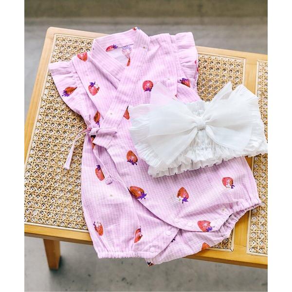 ZOZO問い合わせ番号:105586925ショップ:F.O.Online Store，エフオーオンラインストアブランド:apres les cours，アプレレクール商品名:アプレのはんなりBABY甚平ロンパス（帯セット）カテゴリ:水着/着...