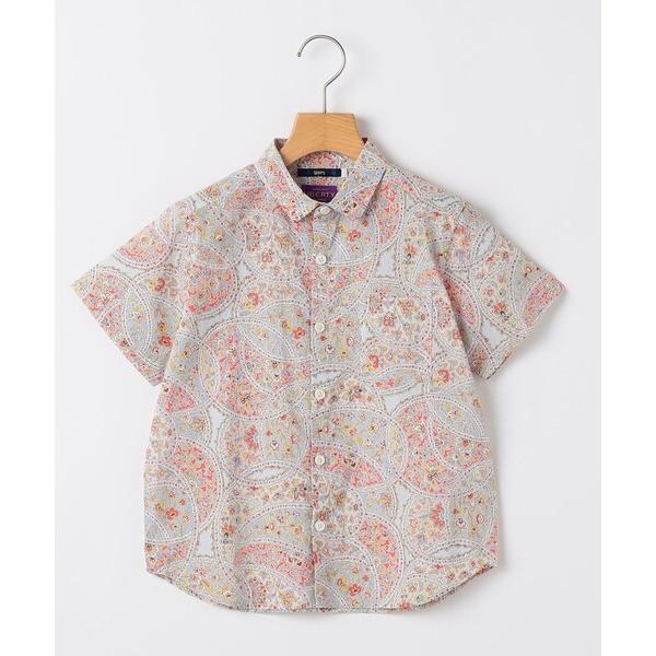 ZOZO問い合わせ番号:105588634ショップ:SHIPS KIDS，シップス キッズブランド:SHIPS，シップス商品名:SHIPS KIDS:140〜150cm / リバティ プリント 半袖 シャツカテゴリ:トップス>シャツ/...