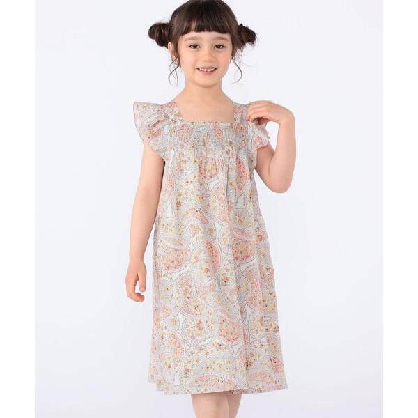 ZOZO問い合わせ番号:105589035ショップ:SHIPS KIDS，シップス キッズブランド:SHIPS，シップス商品名:SHIPS KIDS:100〜130cm / リバティ ノースリーブ ワンピースカテゴリ:ワンピース/ドレス&g...