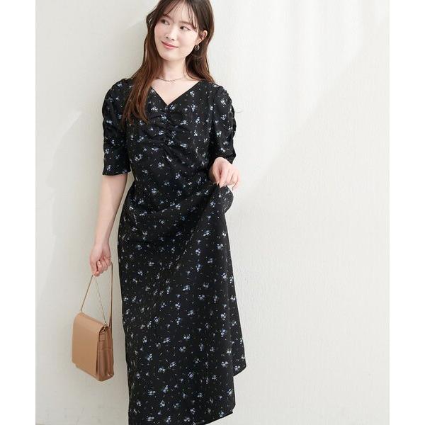 『タイムセール実施中』ZOZO問い合わせ番号:105589474ショップ:natural couture，ナチュラルクチュールブランド:natural couture，ナチュラルクチュール商品名:Vネックギャザーワンピースカテゴリ:ワンピー...