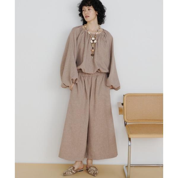 ZOZO問い合わせ番号:105589708ショップ:YARD PLUS/AUNT MARIE'S，ヤードプリュス/アントマリーズブランド:Libra Cue，リブラ キュー商品名:リネンライクボリュームコンビネゾンカテゴリ:オールインワン・...