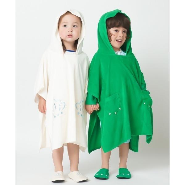 ZOZO問い合わせ番号:105589856ショップ:moimoln，モイモルンブランド:moimoln，モイモルン商品名:ブルーシェルフード付きガウン風キッズビーチタオルカテゴリ:インテリア>タオルブランド品番:M2624UI02P素...