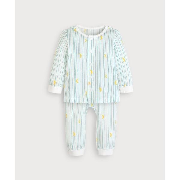 ZOZO問い合わせ番号:105589907ショップ:moimoln，モイモルンブランド:moimoln，モイモルン商品名:【ルームウェア】ムーンライト長袖トップス＆パンツカテゴリ:ルームウェア>ルームウェア/パジャマブランド品番:M2...