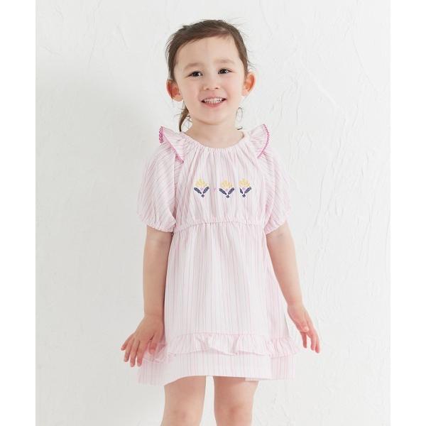 ZOZO問い合わせ番号:105589951ショップ:moimoln，モイモルンブランド:moimoln，モイモルン商品名:ベリー＆フラワーフリル半袖ワンピースカテゴリ:ワンピース/ドレス>ワンピースブランド品番:M262OPB08P素...