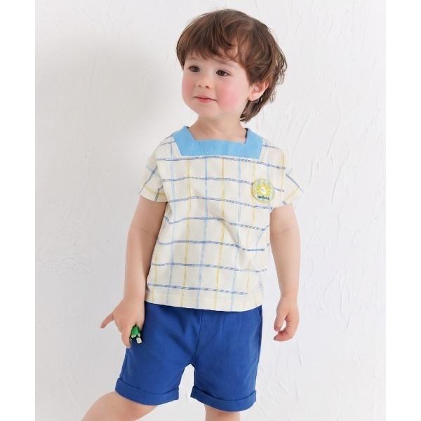 ZOZO問い合わせ番号:105590020ショップ:moimoln，モイモルンブランド:moimoln，モイモルン商品名:【セットアップ】クロッキーチェックフレンチスリーブトップス＆ショートパンツカテゴリ:ジャケット/アウター>セット...