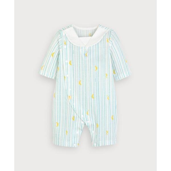 ※このアイテムは返品・交換対象外商品です。ZOZO問い合わせ番号:105590090ショップ:moimoln，モイモルンブランド:moimoln，モイモルン商品名:ムーンライト7分袖ロンパースカテゴリ:ママ＆ベビー>ロンパースブランド...