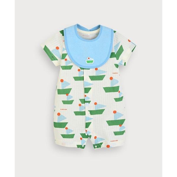 ※このアイテムは返品・交換対象外商品です。ZOZO問い合わせ番号:105590098ショップ:moimoln，モイモルンブランド:moimoln，モイモルン商品名:【2点セット】バブルボート半袖ロンパース＆スタイカテゴリ:ママ＆ベビー&gt...