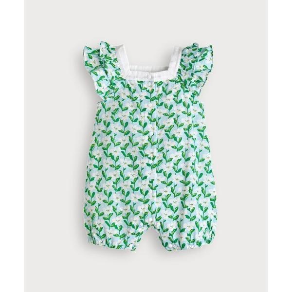 ※このアイテムは返品・交換対象外商品です。ZOZO問い合わせ番号:105590100ショップ:moimoln，モイモルンブランド:moimoln，モイモルン商品名:ジャスミンフリルスリーブロンパースカテゴリ:ママ＆ベビー>ロンパースブ...