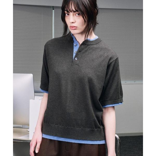 『タイムセール実施中』ZOZO問い合わせ番号:105590358ショップ:epnok，エプノックブランド:selle glant，セレグランテ商品名:LAYERED STYLE HENRY NECK KNIT/レイヤードスタイルヘンリーネッ...