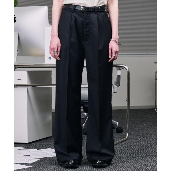 『タイムセール実施中』ZOZO問い合わせ番号:105590447ショップ:epnok，エプノックブランド:selle glant，セレグランテ商品名:SEMI-WIDE STRAIGHT SLACKS PANTS / セミワイドストレートス...