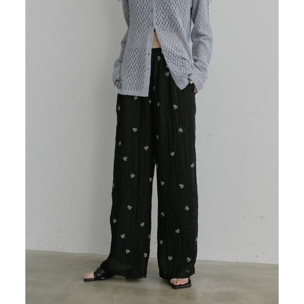 ZOZO問い合わせ番号:105590544ショップ:YARD PLUS/AUNT MARIE'S，ヤードプリュス/アントマリーズブランド:Aunt Marie's，アントマリーズ商品名:フラワー刺繍シアーパンツ【セットアップ対応可能】カテゴ...