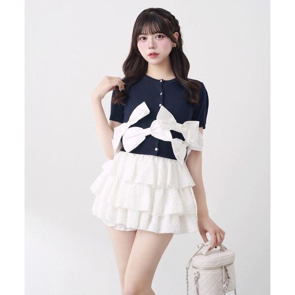ZOZO問い合わせ番号:105591307ショップ:OLIVE des OLIVE，オリーブ デ オリーブブランド:OLIVE des OLIVE，オリーブデオリーブ商品名:【Belle Charme】Many Ribbon Cardiga...