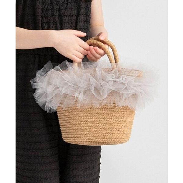 ZOZO問い合わせ番号:105591915ショップ:branshes，ブランシェスブランド:branshes，ブランシェス商品名:チュールフリルペーパーバッグカテゴリ:バッグ>バックパック/リュックブランド品番:14-6271-855...