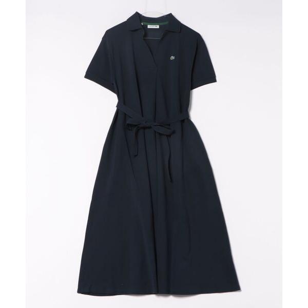 ZOZO問い合わせ番号:105591951ショップ:MELROSE claire，メルローズ クレールブランド:LOGEMENT DE CLAIRE，ロジュモンドクレール商品名:【LACOSTE/ラコステ】ベルト付きポロドレスカテゴリ:ワン...