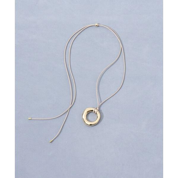 ZOZO問い合わせ番号:105592011ショップ:NOLLEY'S，ノーリーズブランド:NOLLEY'S，ノーリーズ商品名:【grace grace/グラスグラス】ニュアンスリングコードネックレスカテゴリ:アクセサリー>ネックレスブ...