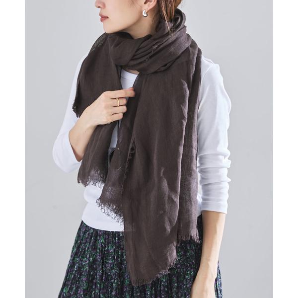 ZOZO問い合わせ番号:105602710ショップ:IENA，イエナブランド:IENA，イエナ商品名:NIMNIMDUAI/ニムニムデュアイ PLAIN GAUZE STOLE ストールカテゴリ:ファッション雑貨>ストール/ショールブ...