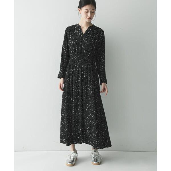 ZOZO問い合わせ番号:105627402ショップ:URBAN RESEARCH，アーバンリサーチブランド:URBAN RESEARCH，アーバンリサーチ商品名:ウエストシャーリングドットワンピースカテゴリ:ワンピース/ドレス>ワンピ...