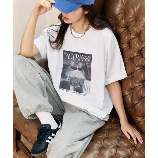 ZOZO問い合わせ番号:105627649ショップ:PUBLUX，パブリュクスブランド:PUBLUX，パブリュクス，FREAK'S STORE，フリークスストア商品名:PUBLUX/パブリュクス ＜機能性素材＞MAGAZINE キャット フ...