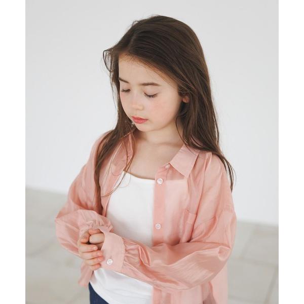 ZOZO問い合わせ番号:105627753ショップ:BAYFLOW，ベイフローブランド:BAYFLOW，ベイフロー商品名:［シャツとインナーの2点セット]キャミ付きシアーシャツ(KIDS)カテゴリ:トップス>シャツ/ブラウスブランド品...