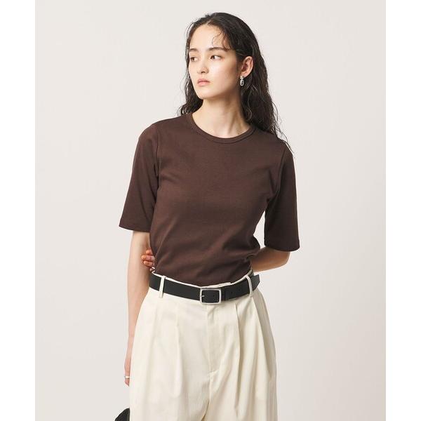 ZOZO問い合わせ番号:105628021ショップ:UNITED ARROWS，ユナイテッドアローズブランド:UNITED ARROWS，ユナイテッドアローズ商品名:５分袖 コットン フライス Tシャツカテゴリ:トップス>Tシャツ/カ...