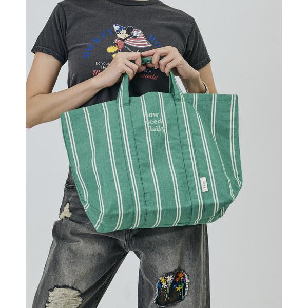 ZOZO問い合わせ番号:105628279ショップ:FREAK'S STORE，フリークスストアブランド:Freada，フリーダ，FREAK'S STORE，フリークスストア商品名:beej/ビージ ストライプ ファブリック 2WAYトート...
