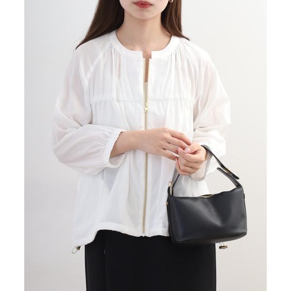 ZOZO問い合わせ番号:105628462ショップ:FUNALIVE，ファンアライブブランド:EGLANTINE，エグランティーヌ，FUNALIVE，ファンアライブ商品名:EGLANTINE 綿100％ ジップシアージャケットカテゴリ:ジャ...