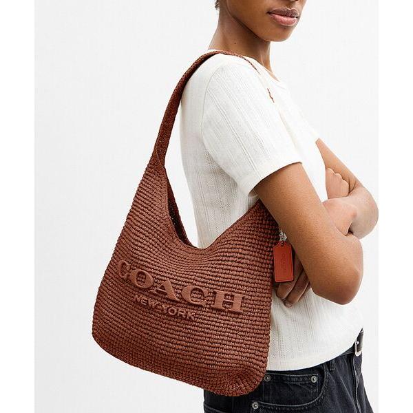 ZOZO問い合わせ番号:105663792ショップ:COACH，コーチブランド:COACH，コーチ商品名:ブルックリン ショルダー バッグ 28（かごバッグ）カテゴリ:バッグ>かごバッグブランド品番:CDU75 B4AY素材:分類外繊...