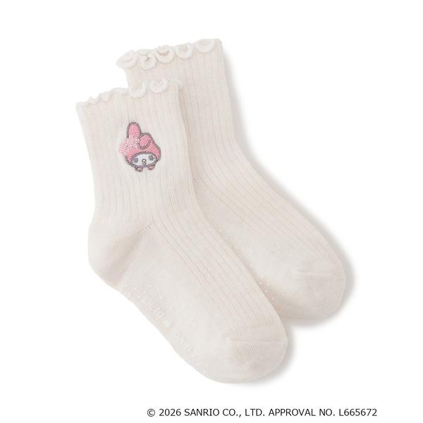 ※このアイテムは返品・交換対象外商品です。ZOZO問い合わせ番号:105663817ショップ:petit main，プティマインブランド:petit main，プティマイン商品名:【サンリオキャラクターズ】刺しゅうソックスカテゴリ:レッグウ...