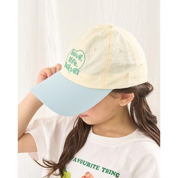 『タイムセール実施中』ZOZO問い合わせ番号:105663864ショップ:petit main，プティマインブランド:Lycee mine，リセマイン，petit main，プティマイン商品名:ハートロゴ刺しゅうキャップ【子供服】【キッズ】...