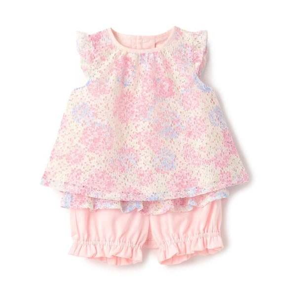 ※このアイテムは返品・交換対象外商品です。ZOZO問い合わせ番号:105663914ショップ:sense of wonder，センスオブワンダーブランド:sense of wonder，センスオブワンダー商品名:アジサイレースベビースーツ【...