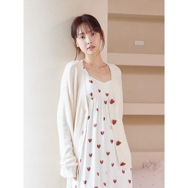 ZOZO問い合わせ番号:105664083ショップ:gelato pique，ジェラート　ピケブランド:gelato pique，ジェラートピケ商品名:スムーズィーネップカーディガンカテゴリ:ルームウェア>ルームウェア/パジャマブラン...