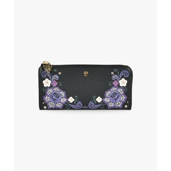 ZOZO問い合わせ番号:105699343ショップ:ANNA SUI，アナ スイブランド:ANNA SUI，アナスイ商品名:ララ Lファスナー長財布カテゴリ:財布/小物>財布ブランド品番:318390_KU素材:牛革原産国:中国カラー...