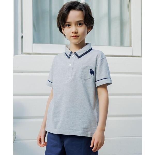 ZOZO問い合わせ番号:105699601ショップ:J.PRESS，ジェイプレスブランド:J.PRESS，ジェイプレス商品名:【100-130cm】 T/Cライト鹿の子ポロシャツカテゴリ:トップス>ポロシャツブランド品番:PLJPLM...