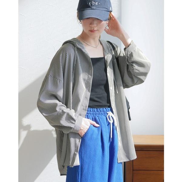 『タイムセール実施中』ZOZO問い合わせ番号:105700309ショップ:reca，レカブランド:reca，レカ商品名:ラッシュガードフード付きストライプシャツカテゴリ:水着/着物・浴衣>ラッシュガードブランド品番:my-4N16-9...