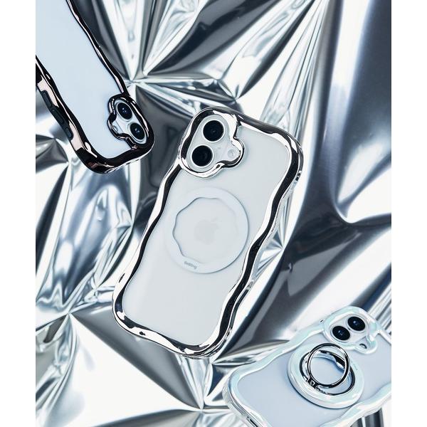 ZOZO問い合わせ番号:105700567ショップ:Hamee，ハミィブランド:iFace，アイフェイス商品名:iPhone 17/16/15/14/13 専用 iFace BeBling Wave MagSynq MagSafe対応 クリ...