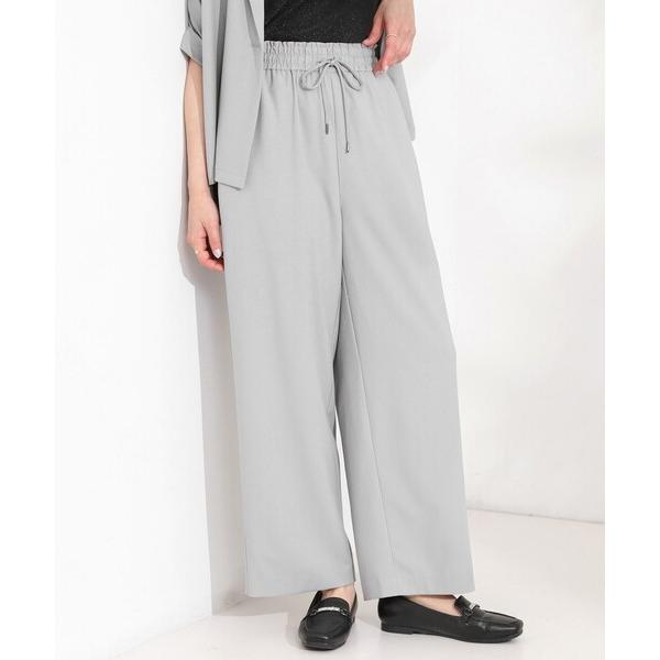 ZOZO問い合わせ番号:105700946ショップ:SHOO・LA・RUE，シューラルーブランド:SHOO・LA・RUE，シューラルー商品名:【ひんやり/着丈選べる/セットアップ可】洗濯後しわになりにくい とろみワイドパンツカテゴリ:パンツ...