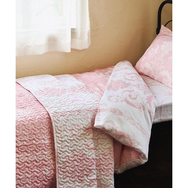 ZOZO問い合わせ番号:105700995ショップ:WORLD ONLINE STORE SELECT，ワールドオンラインストアセレクトブランド:LAURA ASHLEY，ローラアシュレイ商品名:ジョゼッテ柄／ペールシクラメン キルトマルチ...